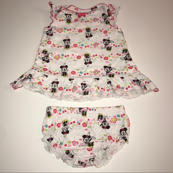Disney | Dresses | Disney Minnie Mouse Dress Wbloomers Size 69m | Poshmark
